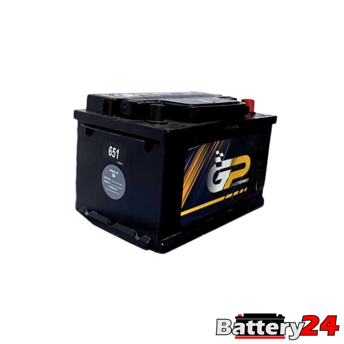 GP 647/651 Car Battery – 12V 60Ah, 460 CCA Battery24