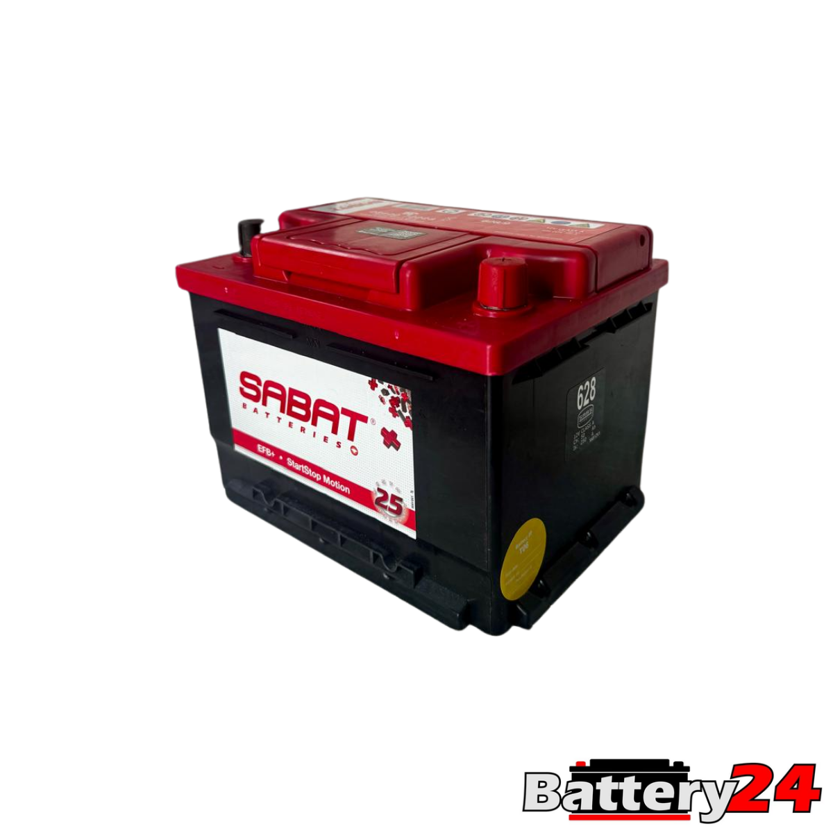 SABAT 628/629 Car Battery – 12V 50Ah 390CCA Battery24