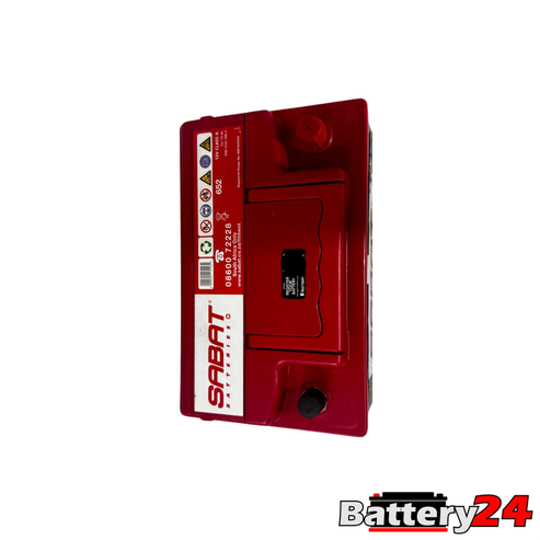 SABAT 652 Car Battery – 12V 70Ah, 590 CCA Battery24