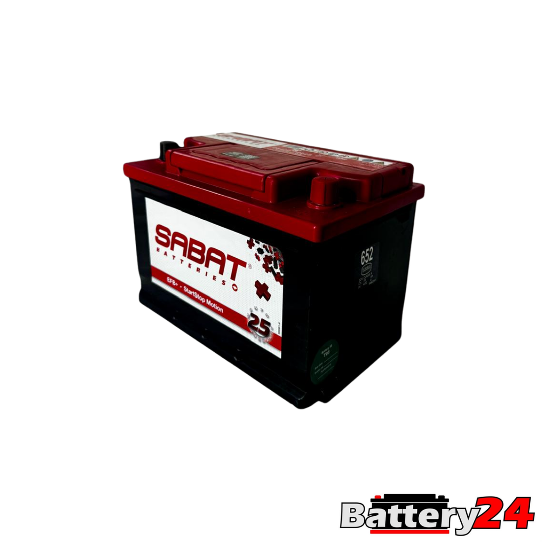 SABAT 652 Car Battery – 12V 70Ah, 590 CCA Battery24