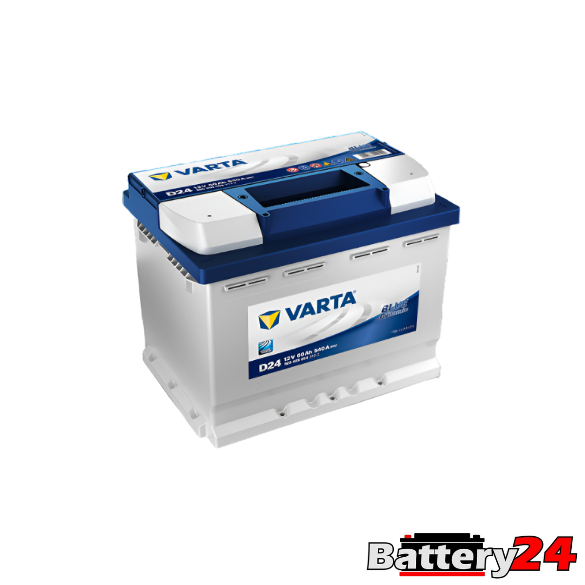 Varta 646 Car Battery – 12V 60Ah, 540 CCA Battery24