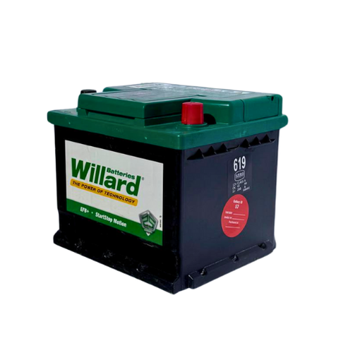 Willard 619 Car Battery – 12V 43Ah, 325 CCA Battery24