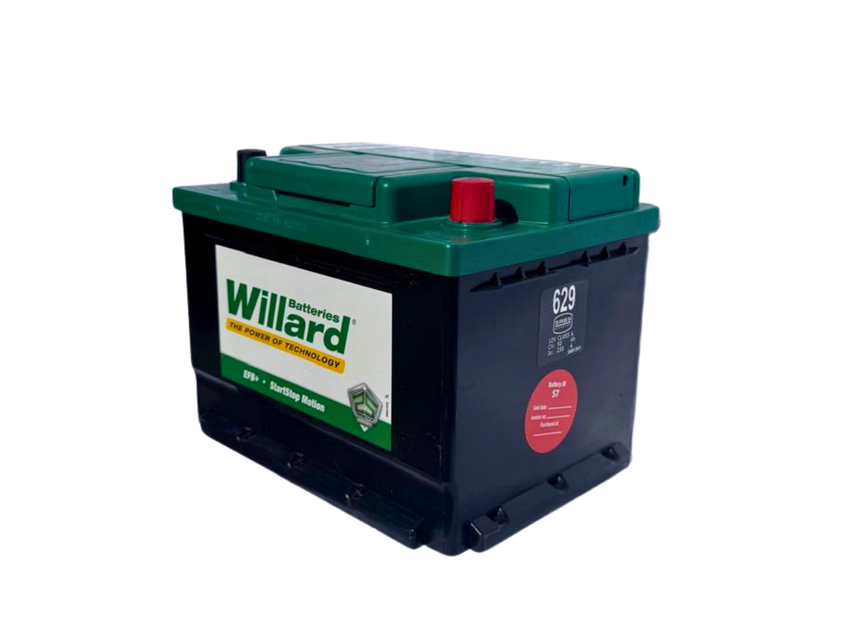 Willard 628/629 Car Battery – 12V 50Ah 390CCA Battery24