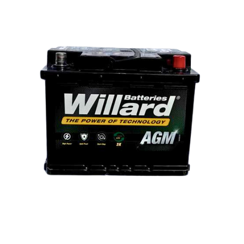 Willard 646 AGM Car Battery – 12V 60Ah, 680 CCA Battery24