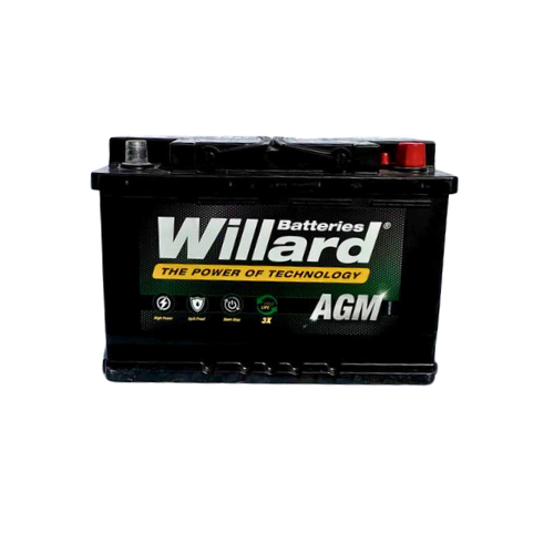 Willard 652 AGM Car Battery – 12V 70Ah, 760 CCA Battery24