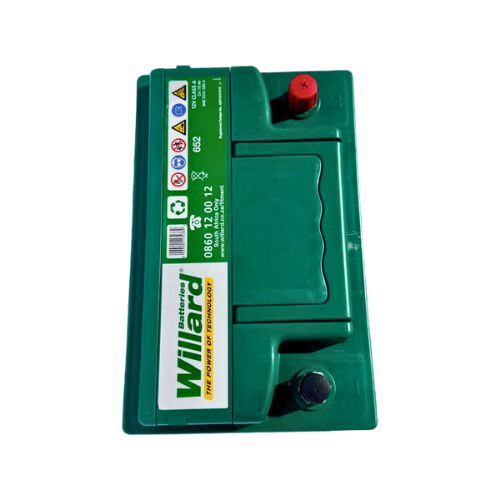 Willard 652 Car Battery – 12V 70Ah, 590 CCA Battery24