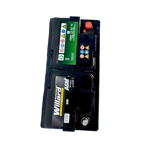 Willard 658 AGM Car Battery – 12V 95Ah, 850 CCA Battery24